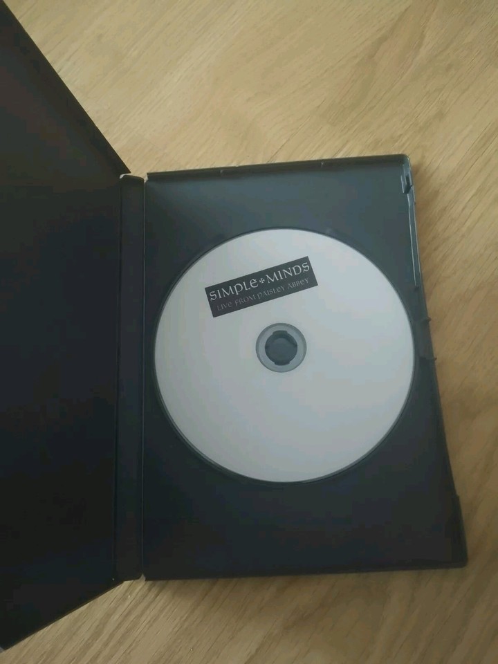 SIMPLE MINDS LIVE Gig CONCERT DVD, Paisley Abbey New Gold Dream | eBay