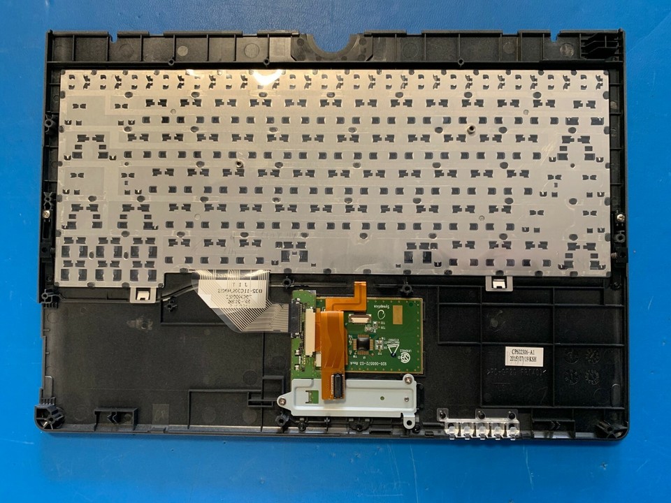 Fujitsu T732 T734 Upper Cover US Keyboard PCB Glidepoint + Click button ...