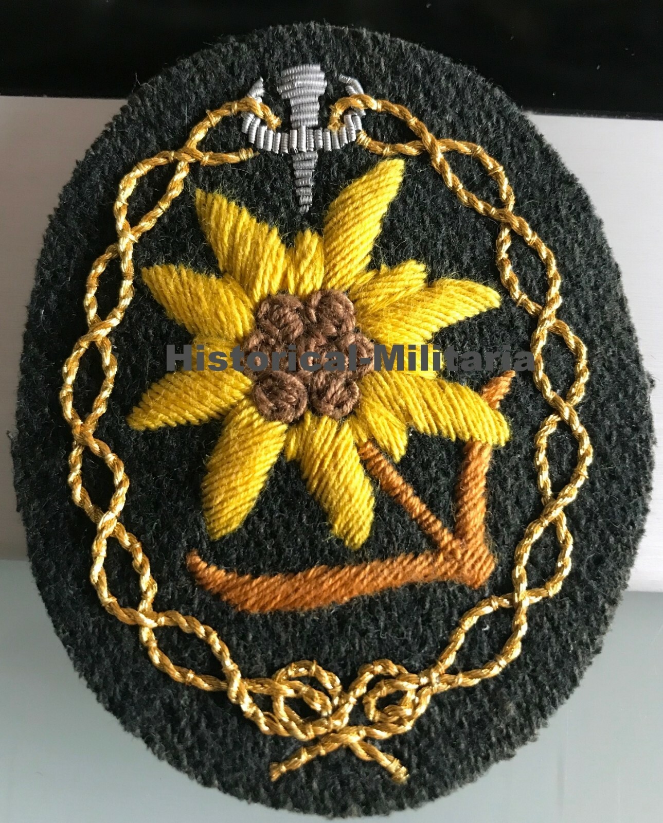 ~ German new hand-made special German army Edelweiss arm patch mountain ...