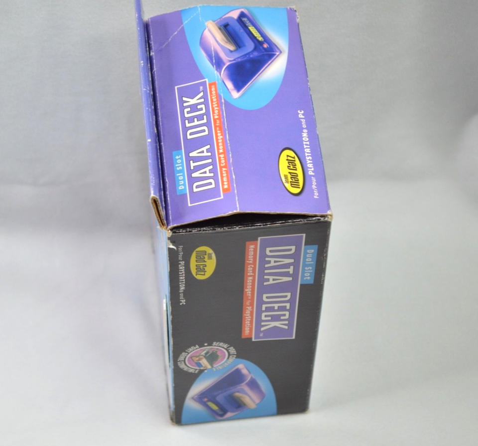 PlayStation 1 PS1 PSX Dual Slot Data Deck Memory Card Mad Catz NEW | eBay