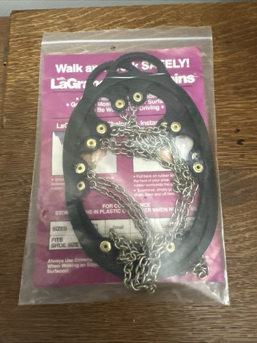 NEW LaGrand Shoe Chains/Cleat- Walk Safely On Ice & Snow - Large Size 9 ...