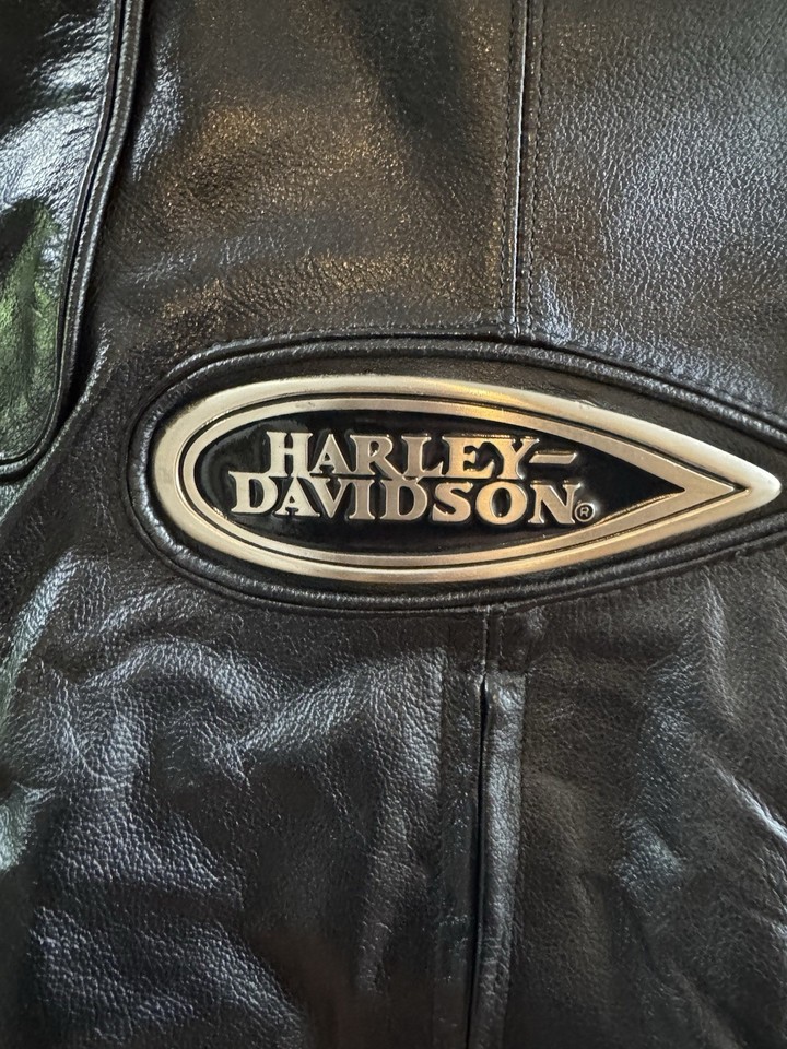 HARLEY DAVIDSON HERITAGE SPRINGER LEATHER JACKET HAWK MENS XL | eBay