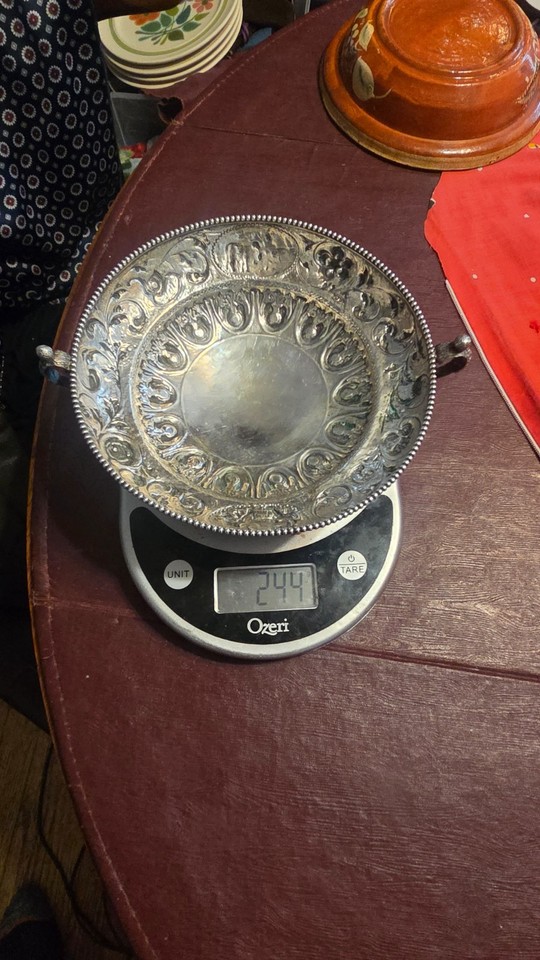 Antique Dutch 835 Silver Bowl Hand Chased c1924 Wendels Maker | eBay