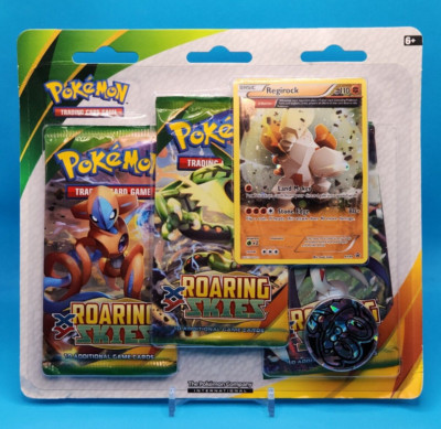 Pokemon - Roaring Skies - 3-Booster Blister Pack - Regirock XY49 ...