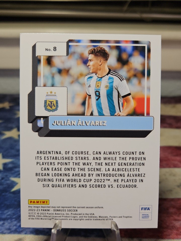 Julian Alvarez 2022-23 Panini Donruss Soccer FIFA Base Rookie Argentina ...