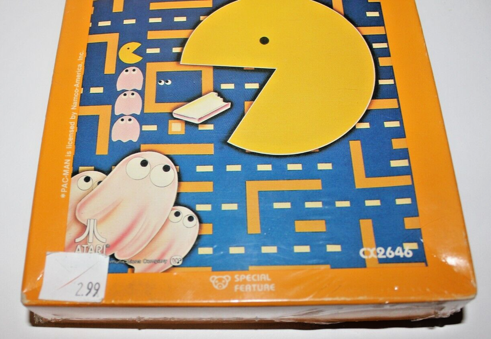 Pac-Man for Atari 2600 - Super RARE with 1981 label, Orange Box ...