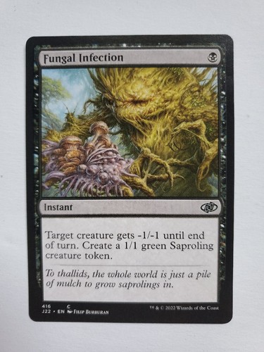 MTG Magic The Gathering Card Fungal Infection Instant Black Jumpstart ...