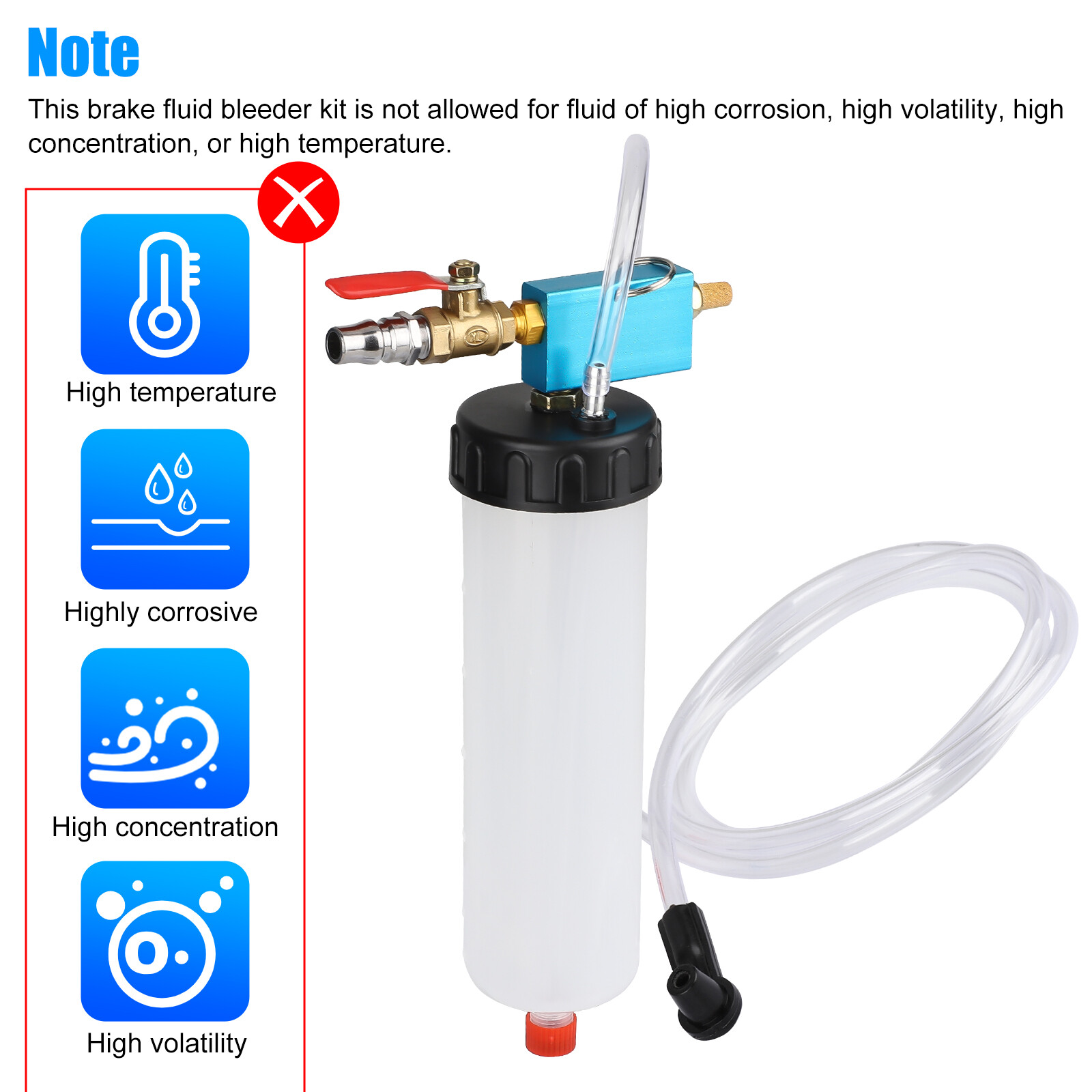 Car Vehicle Vacuum Brake Bleeder Tank Fluid Oil Change Pump Equipment ...
