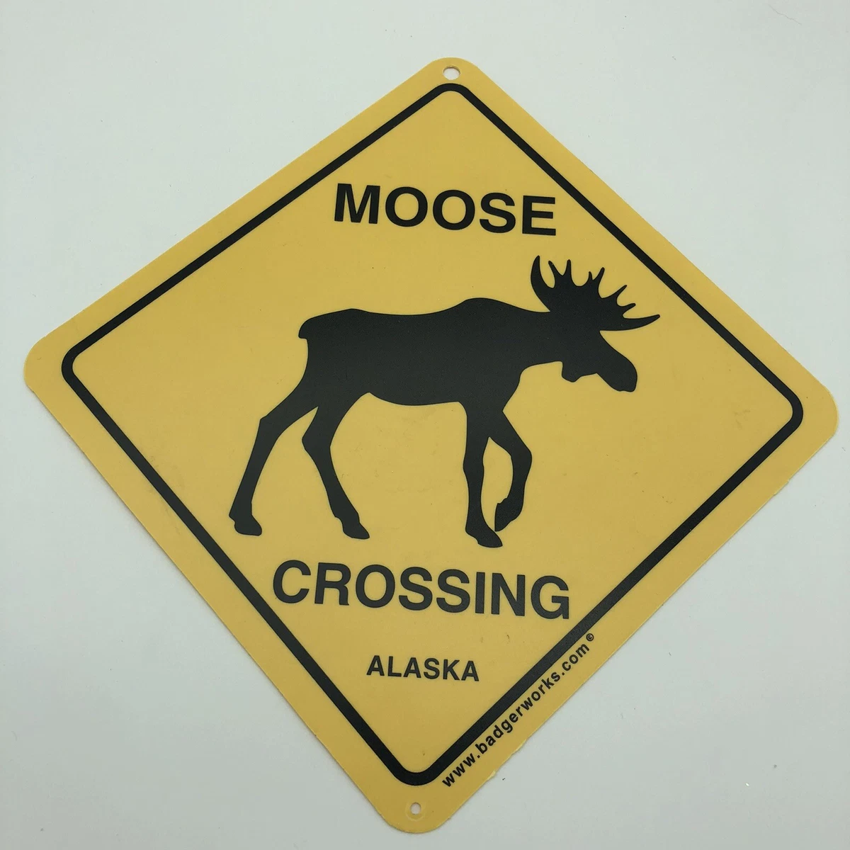Moose Crossing Sign