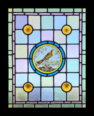 Stained Glass Windows - Stained Glass Window Birds