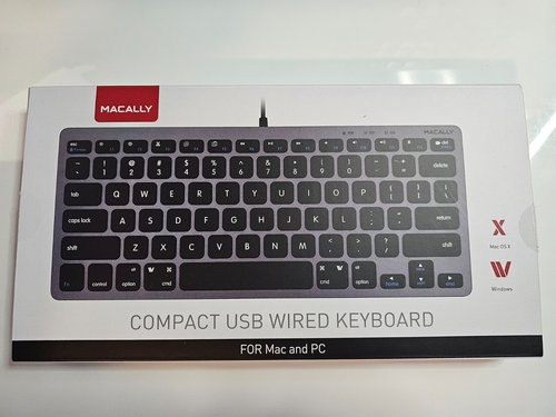 MACALLY Compact USB Wired Keyboard | eBay