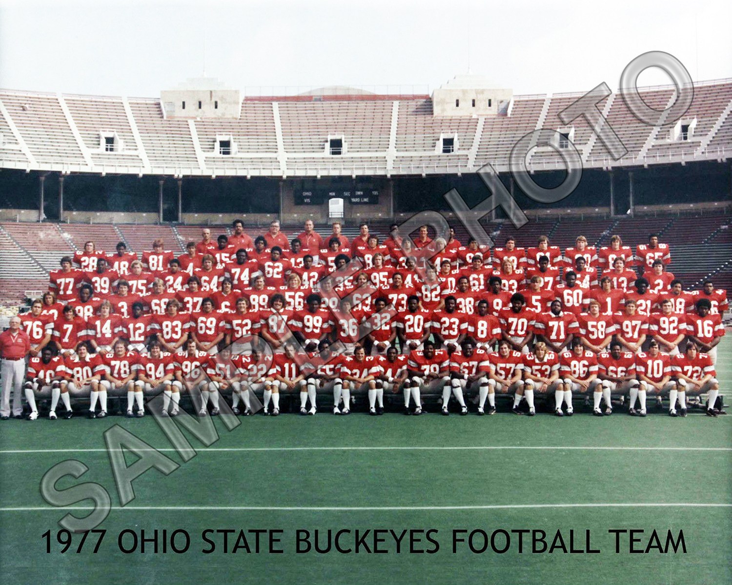 1977 OHIO STATE BUCKEYES FOOTBALL 8X10 TEAM PHOTO | eBay