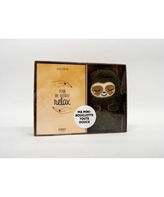 Coffret instant relax - bouillotte paresseux Les mains au chaud, le ...