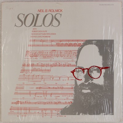 NEIL B. ROLNICK: Solos USA Arch Records Experimental LP NM Wax | eBay