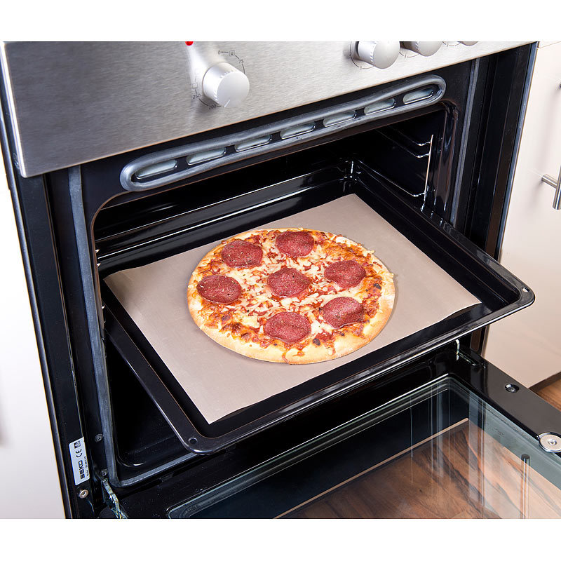 Dauer-Backpapier & Antihaft-Bratfolie aus Glasfaser, beige, 9 Stück ...