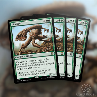 MTG x4 Lhurgoyf 0235 Commander: Modern Horizons 3 M3C Playset | eBay