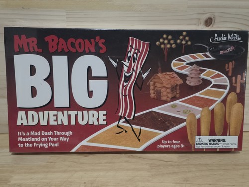 Archie McPhee Mr. Bacon's Big Adventure Board Game 2009 New Sealed ...
