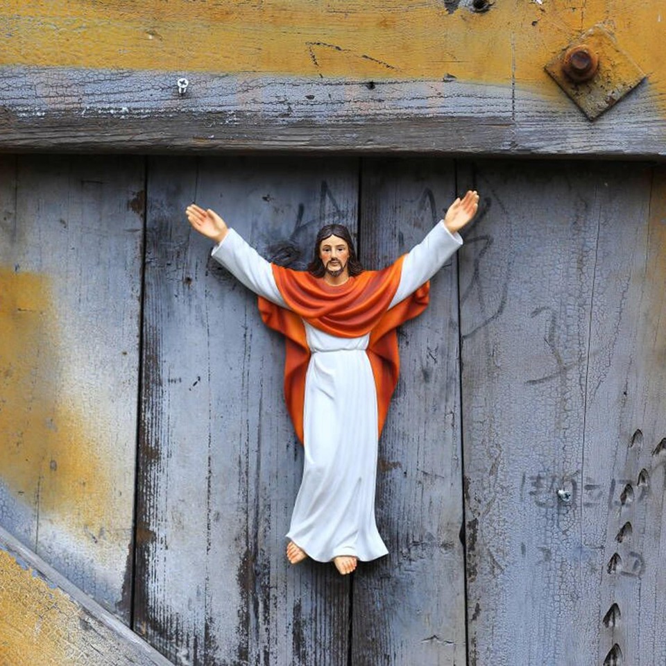 Jesus Figurine Statue Desk Display Figure for Office Home Decor ...