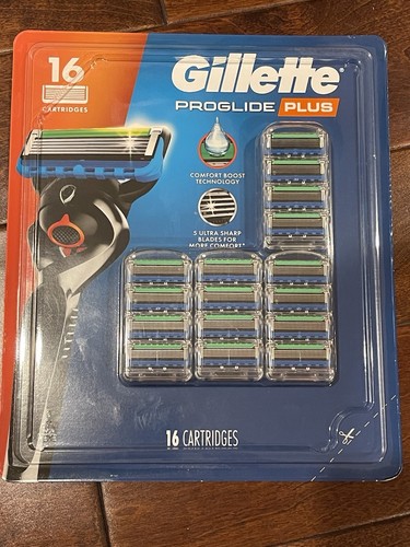 Gillette ProGlide Plus Men's 5-Blade Razor 16 Cartridges Fusion5 ...