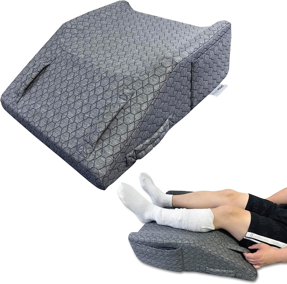 Leg Elevation Wedge Support Pillow with Handles and Pockets after ...