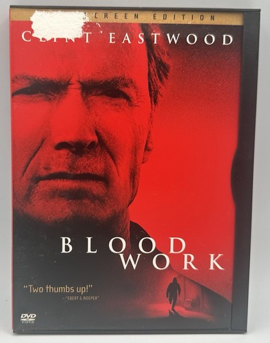 Blood Work DVD Full-Screen Edition Clint Eastwood Jeff Daniels 2002 | eBay