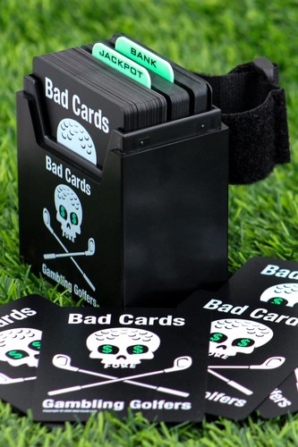 Bad Cards Fore Gambling Golfers (Weatherproof Edition) - On-Course Golf ...