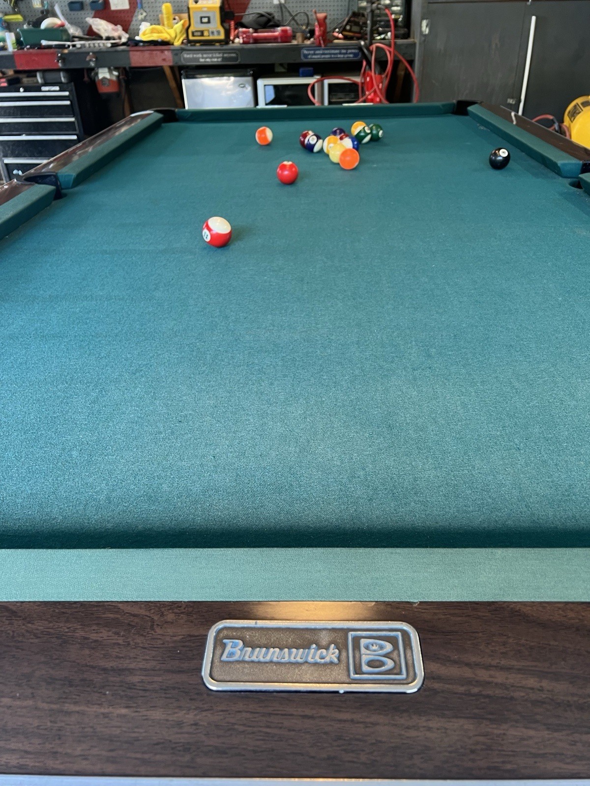 Antique Brunswick-Balke-Collender Billiards Pool Table with Monarch ...