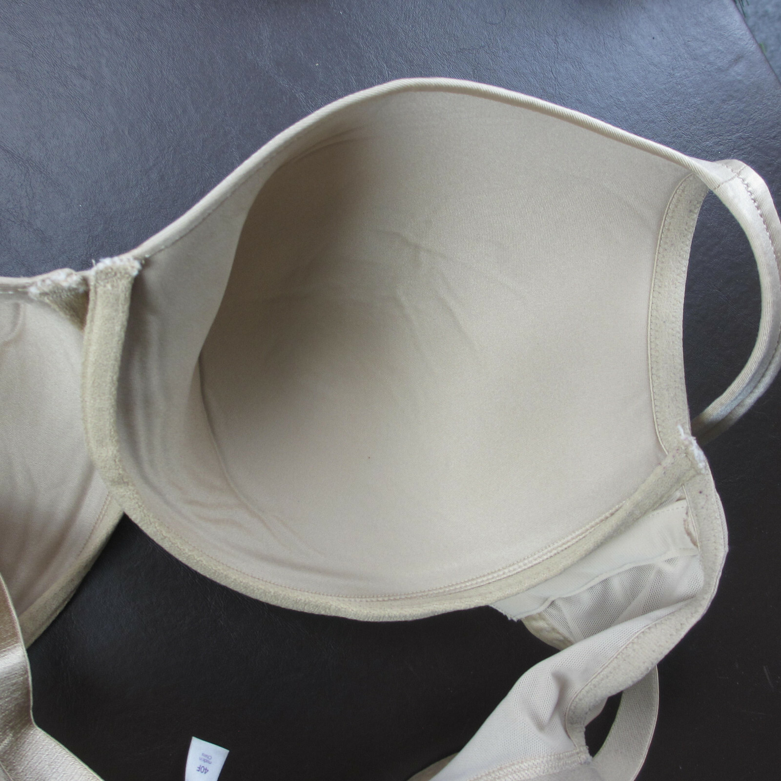 Cacique Bra Size 40F Tan Padded Underwire Adjustable … - Gem