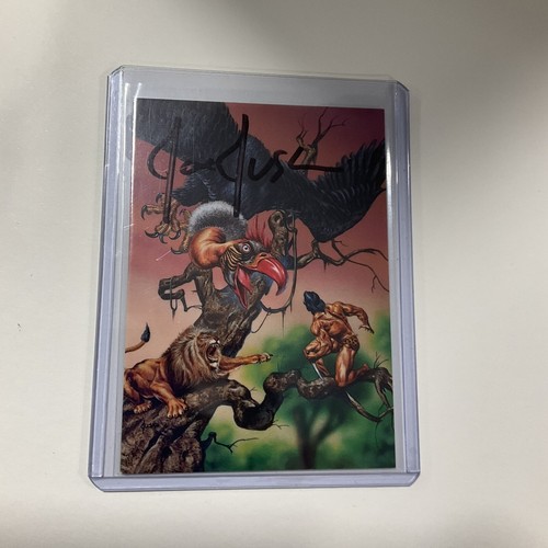1994 FPG JOE JUSKO’S EDGAR RICE BURROUGHS COLLECTION CARD 48 SIGNED JOE ...