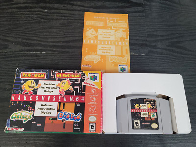 Namco Museum 64 N64 Complete In Box CIB Great Shape Nintendo 64 ...
