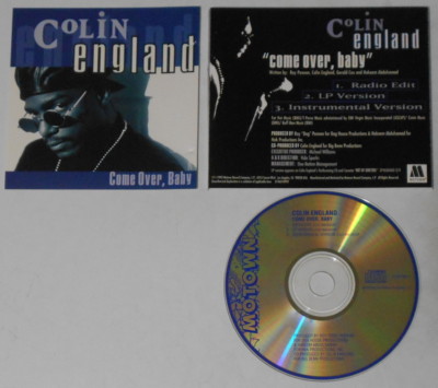 Colin England Come Over, Baby x3 U.S. promo cd | eBay