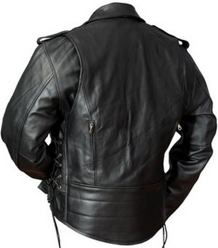 LEDERJACKE ROCKABILLY CHOPPER BIKER LEDER JACKE ROCKER | eBay.de