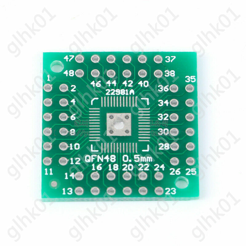 QFN32 44 48 to DIP Adapter PCB Board Converter QFN QFP PQFP LQFP HTQFP ...