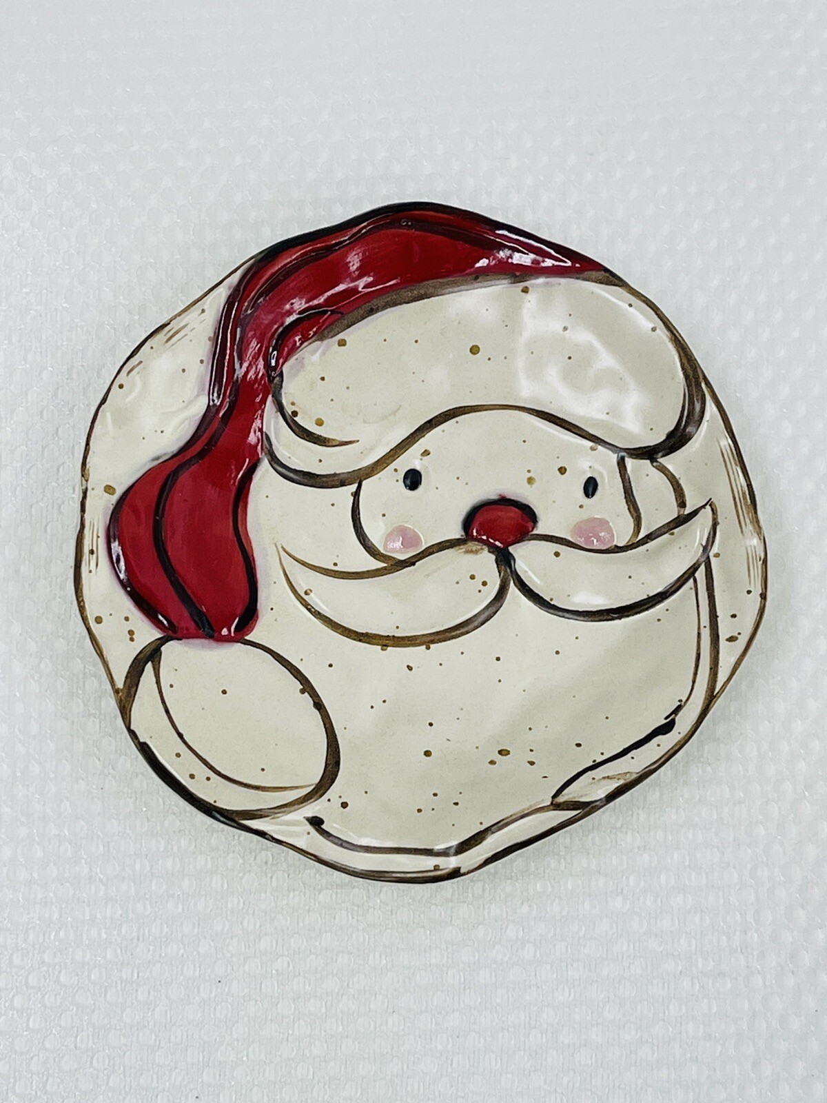 Mud Pie - Santa Spoon Rest PLATE ONLY 41300041S NEW🎄Trinket Tray | eBay