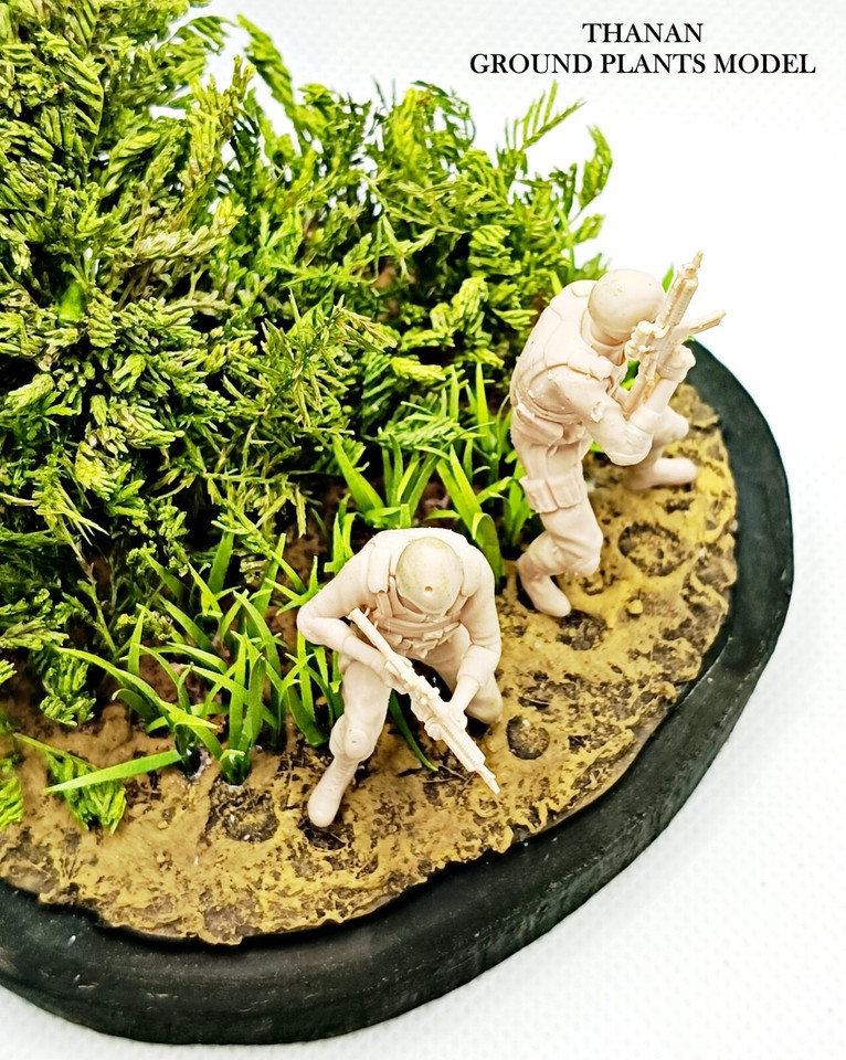 1/35 Scale ground cover plants set model size s. Approx 2 CM. HEIGHT ...