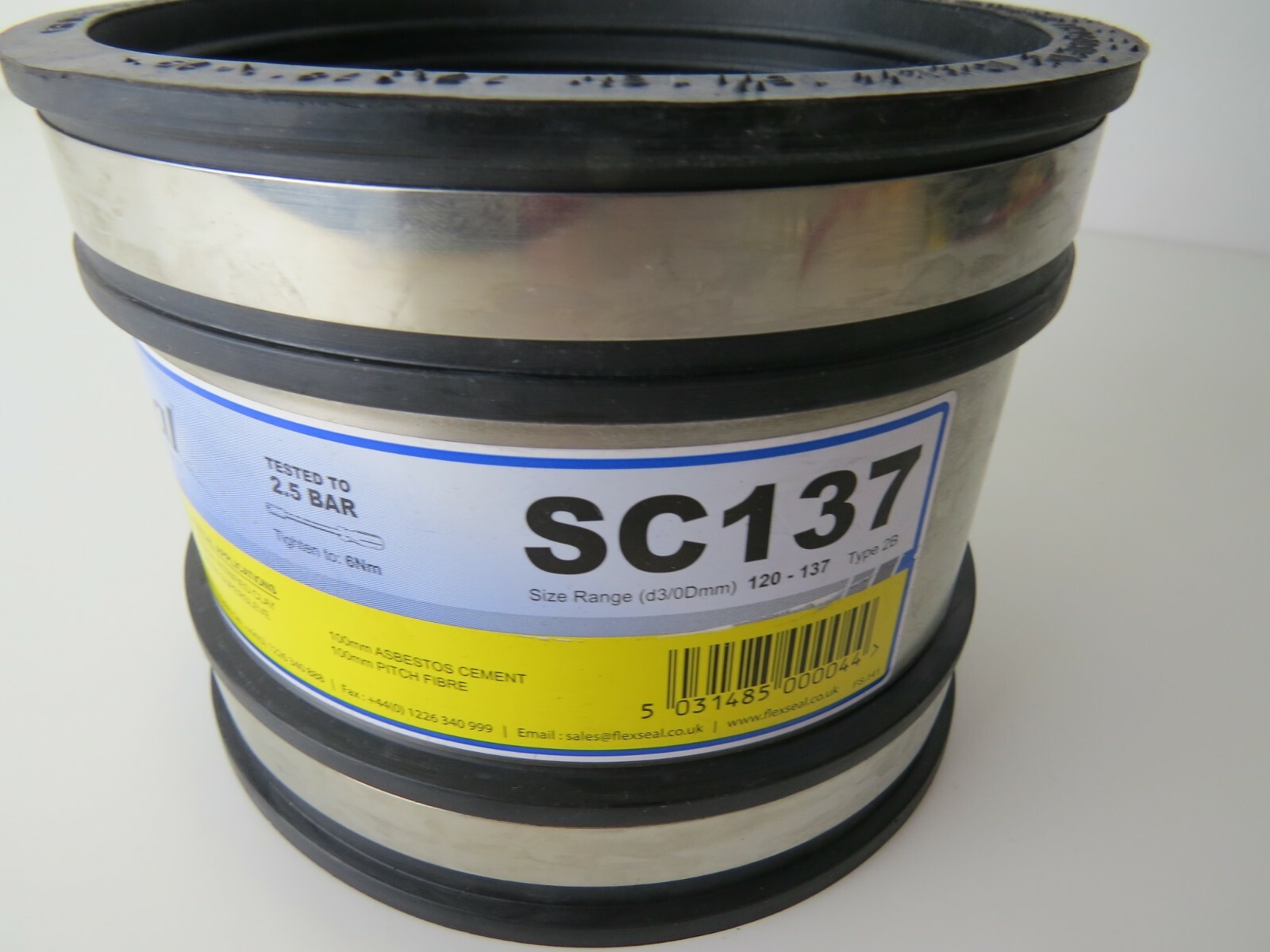 Flexseal Flexible Rubber Boot Reducer Coupling Adaptor Pipe Connector ...