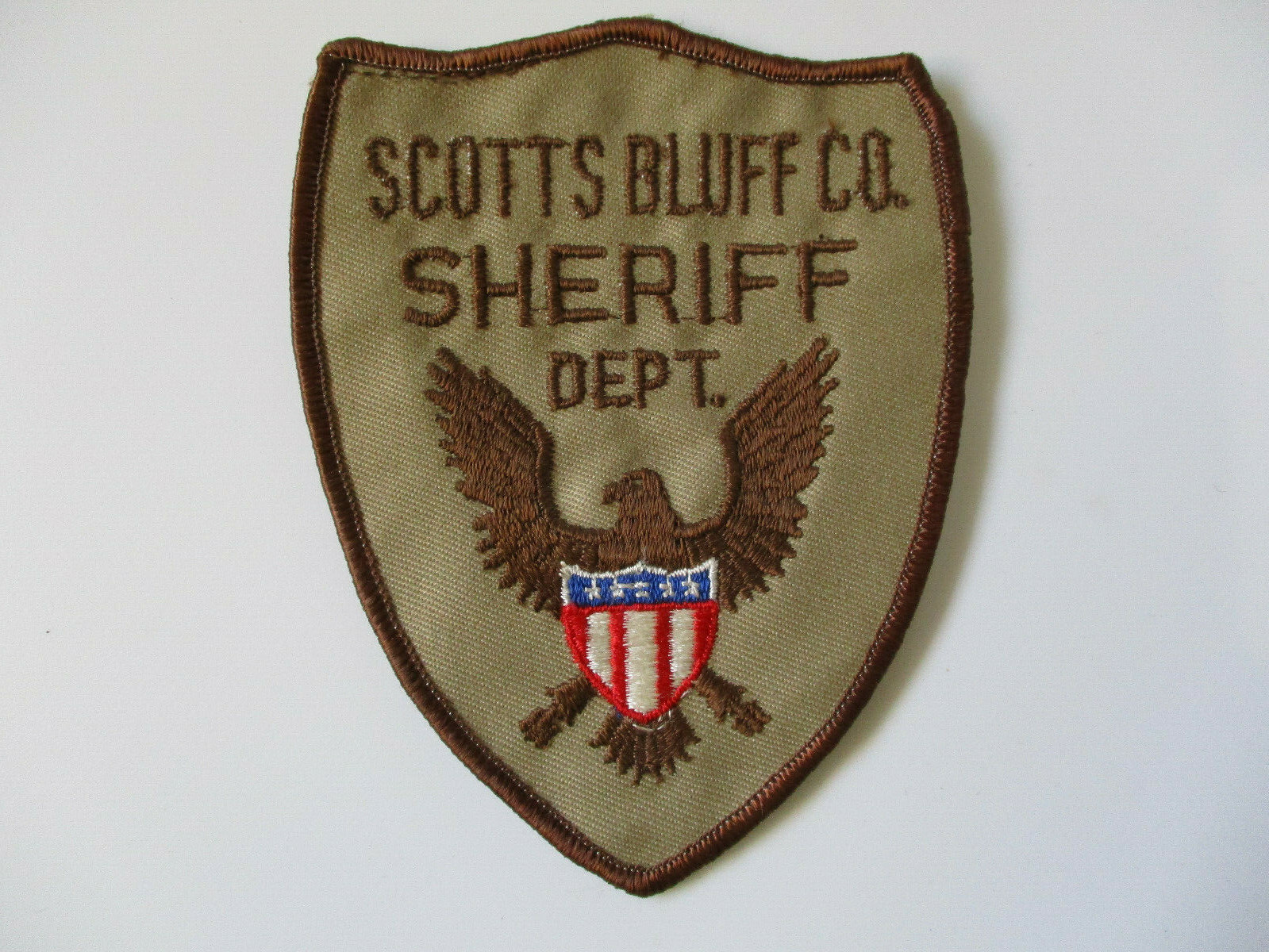 vintage Scotts Bluff County Sheriff Dept Nebraska Cotton Twill Police ...