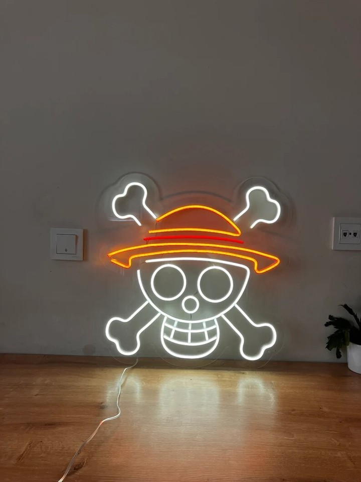 One Piece Neon Roronoa Zoro fanmade - Manga One Piece Wallart led light ...