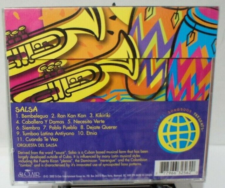 Global Songbook Presents: Salsa by Various Artists NEW CD 777966325620 ...