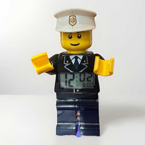The Lego Movie Bad Cop Alarm Clock Police Officer Figure 9" TESTED | eBay