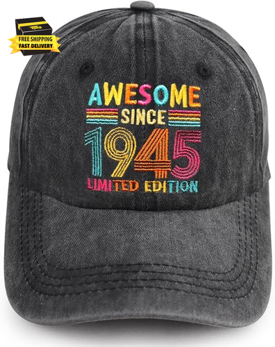 80Th Birthday Decorations Gifts Hat for Men Women 1945 80 Year Old ...