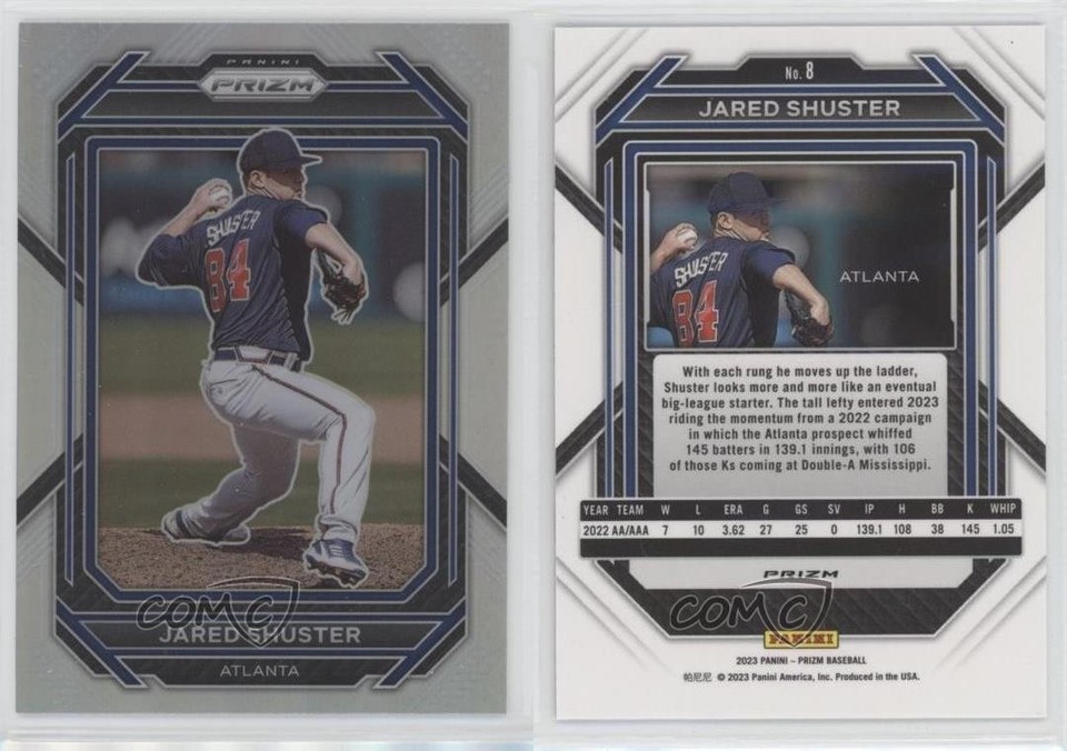 2023 Panini Prizm Silver Prizm Jared Shuster #8 Rookie RC 08zb | eBay