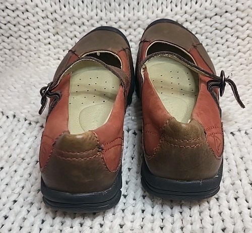 Keen Presidio Mary Jane Flat Shoes Womens US Rust Leather Strap 37.5 EU ...