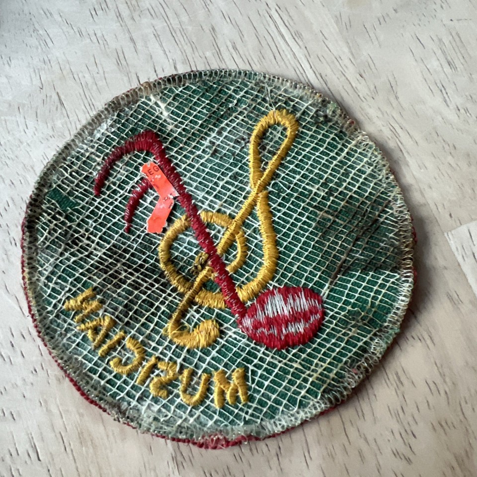 BSA, Musician Position Patch, 1982-1989, Red Border | eBay