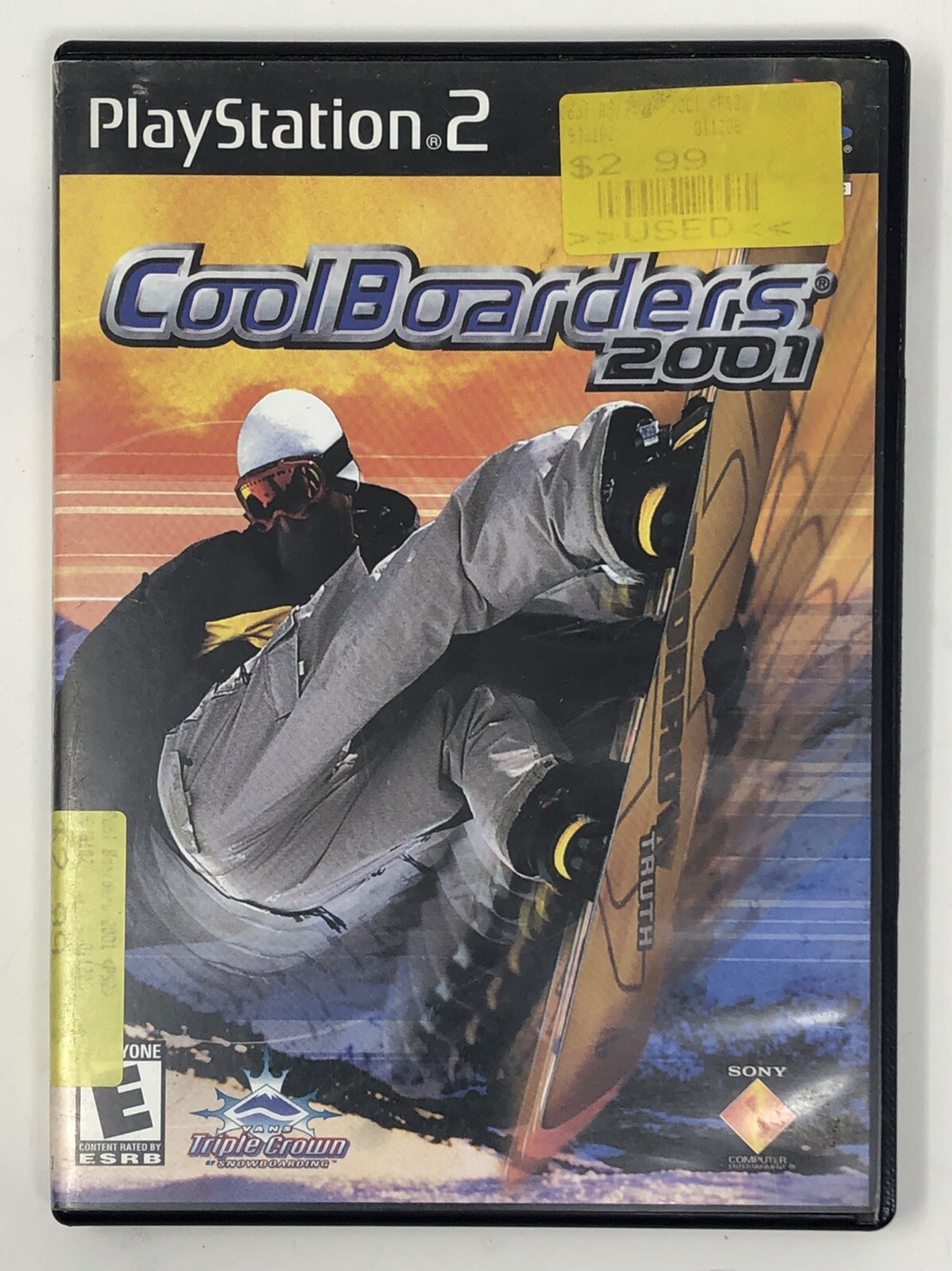 Cool Boarders 2001 PS2 (PlayStation 2 Game) w/ Case No Manual ...