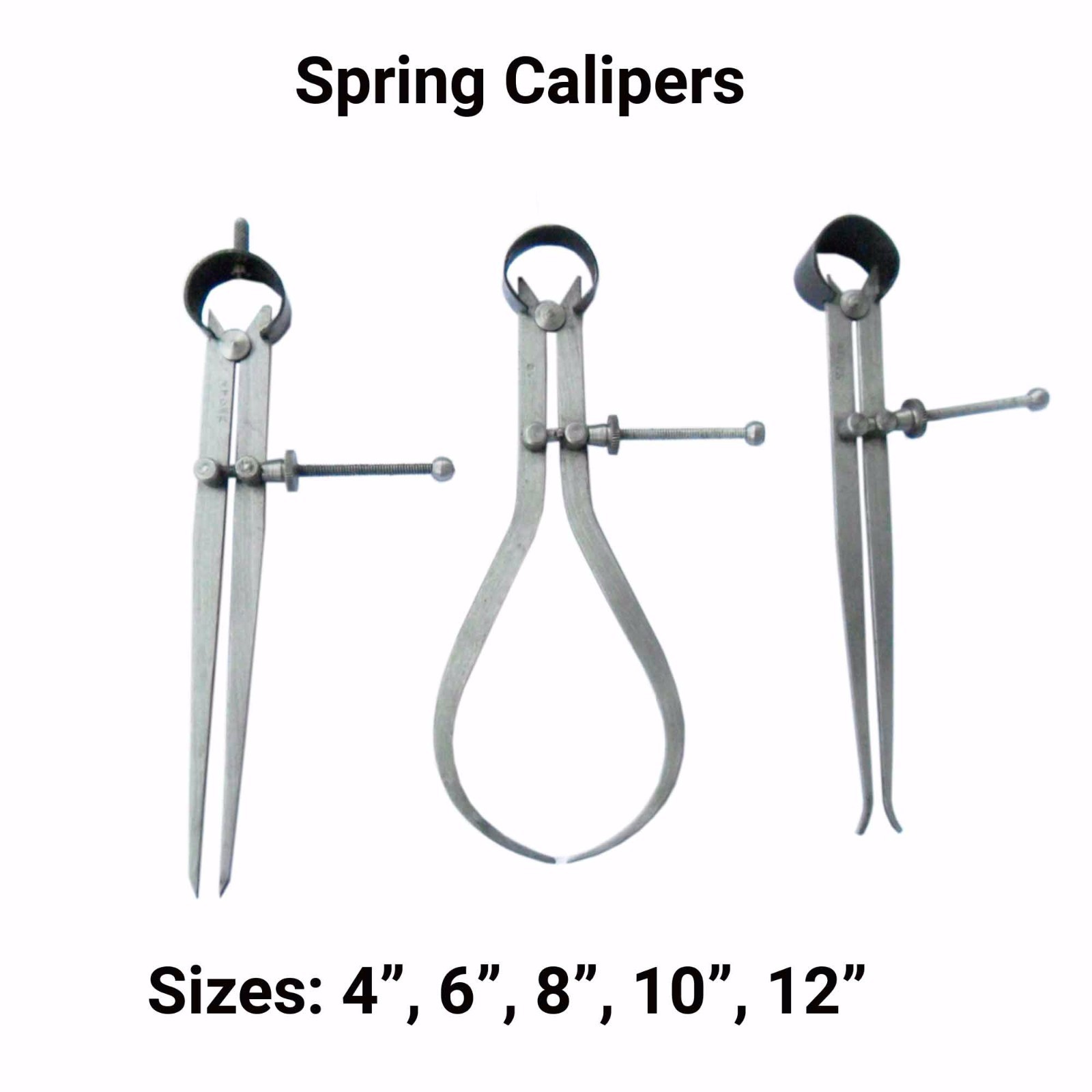 Measurement Spring Caliper Inside Outside Divider Tool Set Engineer ...