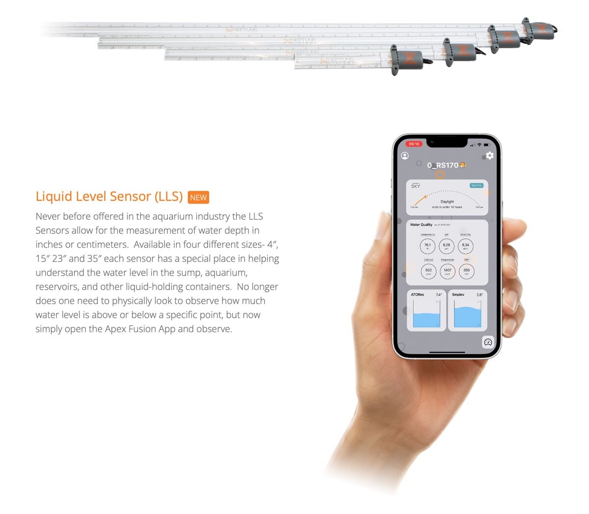 Neptune Systems Liquid Level Sensor Sensors - Avail. in 4", 15", 23 ...