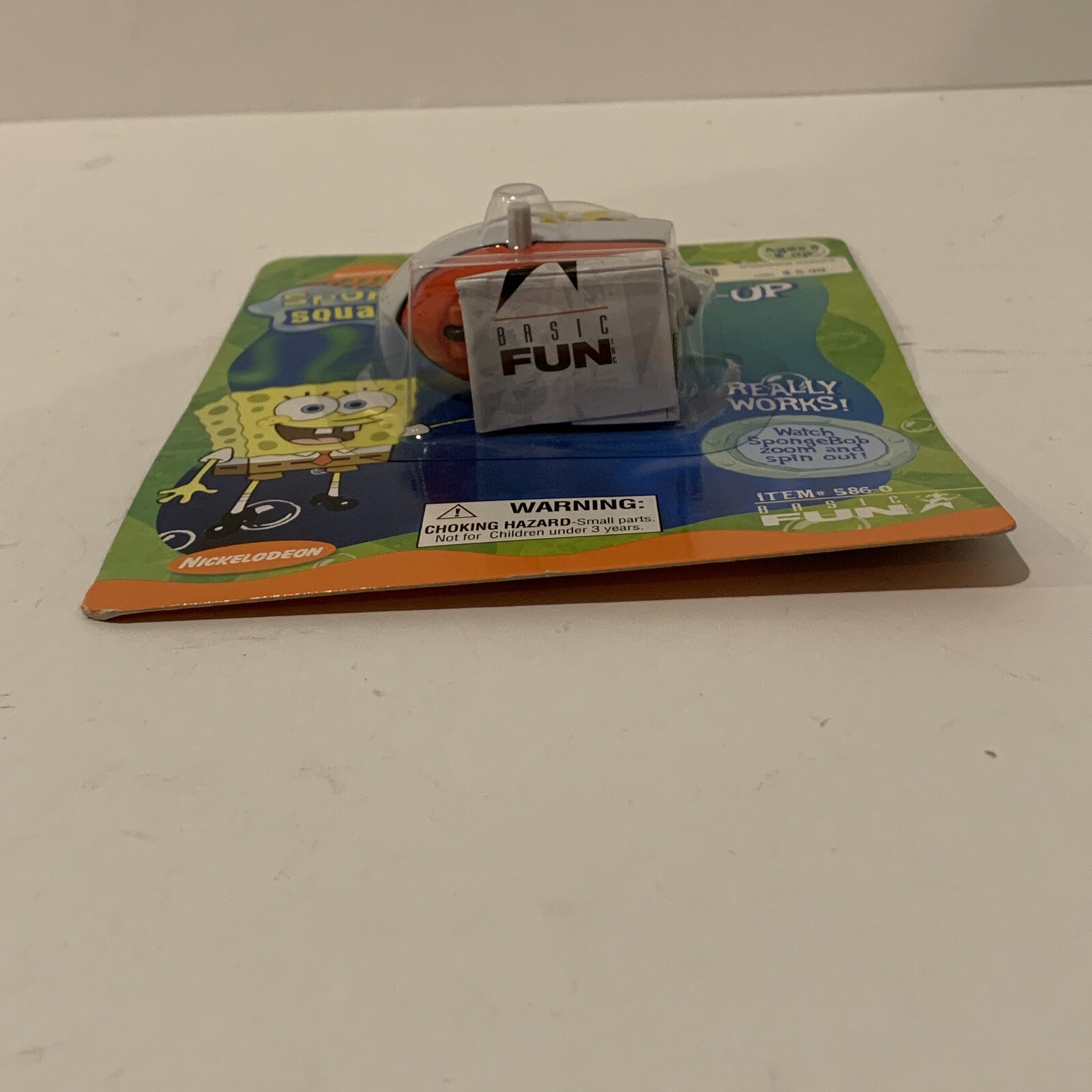 SpongeBob SquarePants Wind Up Speed Boat Basic Fun 2002 New MOC | eBay