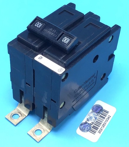 New Circuit Breaker Eaton Cutler Hammer BAB2100 BAB2100H 100 Amp Bolt ...