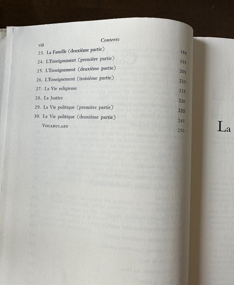 Vintage La France actuelle 1963 French Three High School Textbook ...